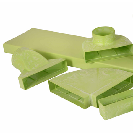 'ecoduct' Rectangular 300x70mm & fittings - Smooth-Air