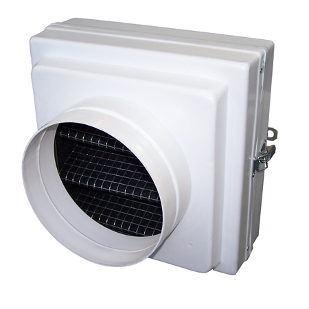 In-line hinged filter box Plastic - Smooth-Air