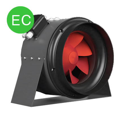 TTBoost EC in-line Fan (extract or supply) - Smooth-Air